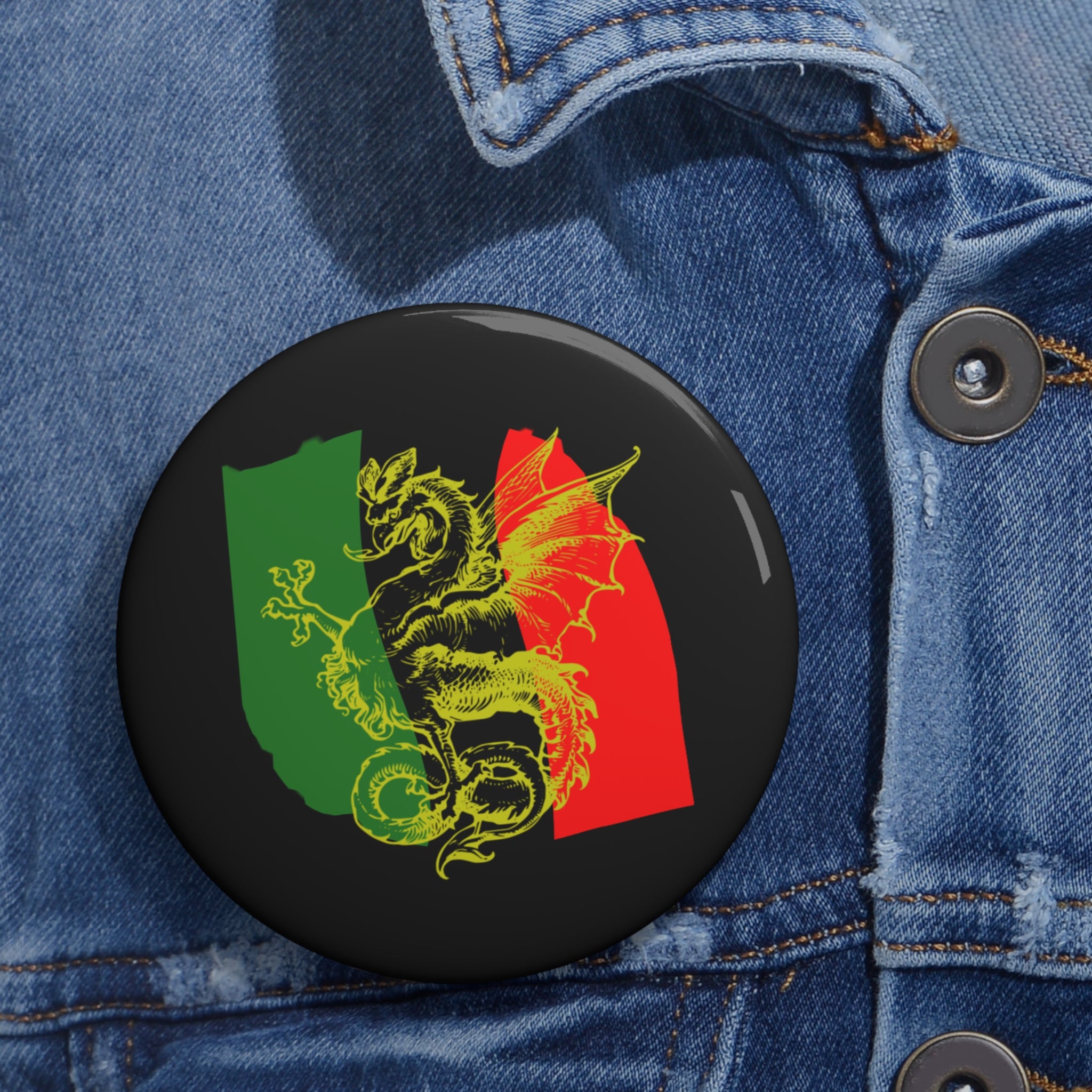Pan African Flag Griffith Pin Buttons – THE FIRST HUMANS
